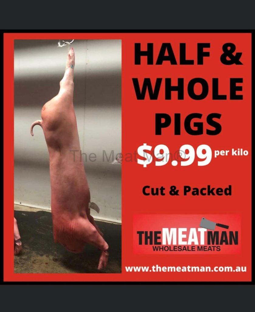 Half & Whole Pig | The Meat Man